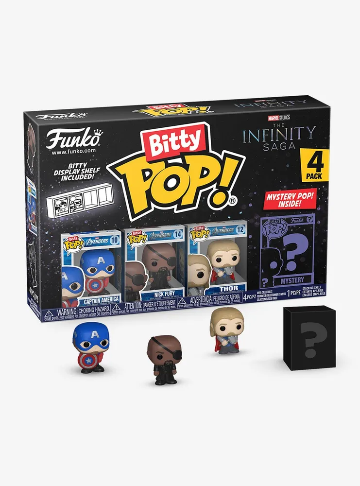Boxlunch Funko Bitty Pop! Marvel Infinity Saga Captain America and ...