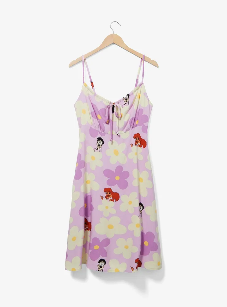 Boxlunch Disney A Goofy Movie Floral Max & Roxanne Tank Dress ...