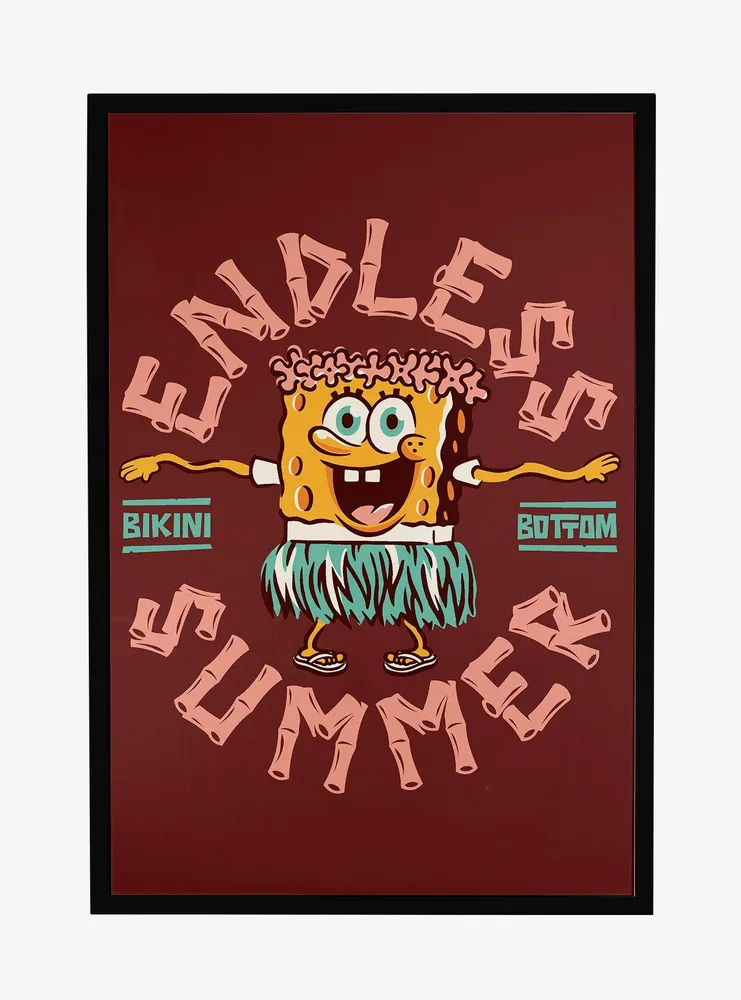Boxlunch Spongebob Squarepants Bikini Bottom Endless Summer Framed ...