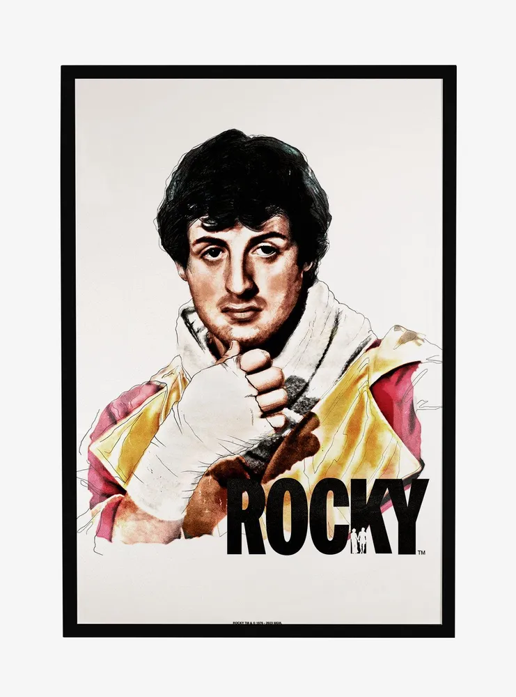 Movie Gifts Rocky Drawing Portrait Framed Poster at Mall of America® in ...