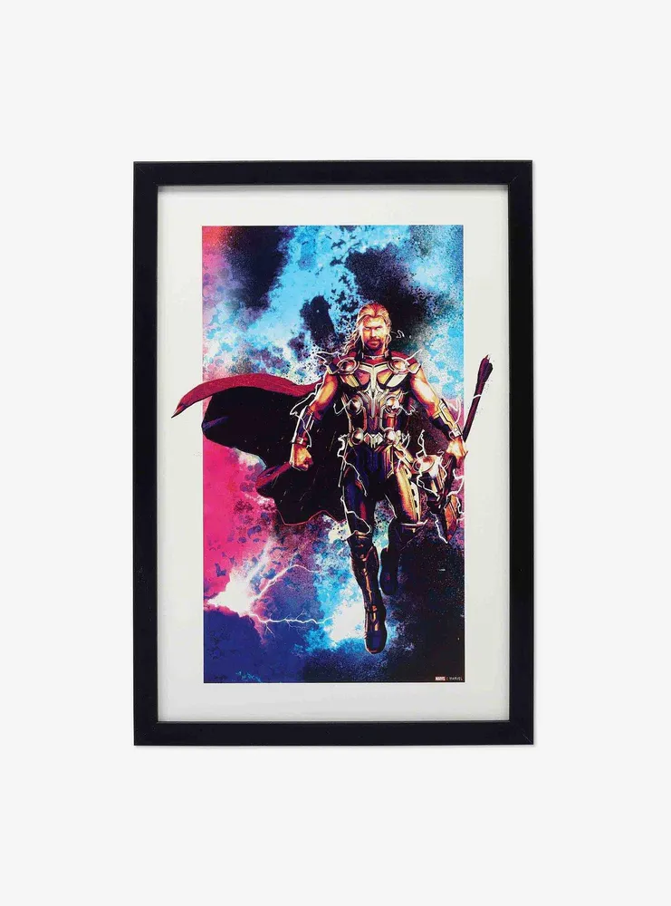 Boxlunch Marvel Thor Floating Framed Wood Wall Decor | Hamilton Place