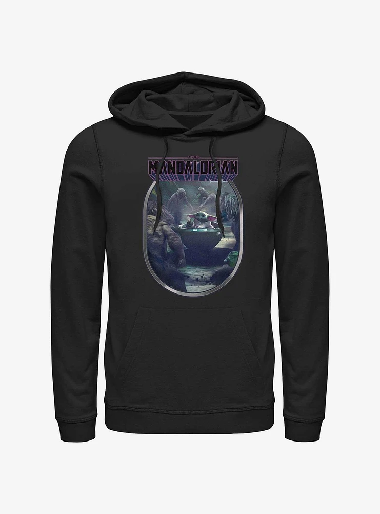 Hot Topic Star Wars The Mandalorian Alamites Attack Grogu Hoodie ...