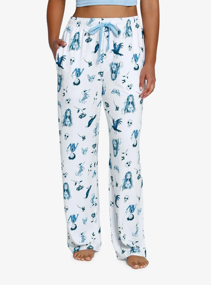 Hot Topic Corpse Bride Allover Toss Pajama Pants | Liberty Center