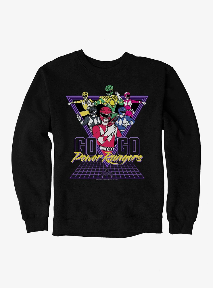 Hot Topic Mighty Morphin Power Rangers Go Retro Sweatshirt | Mall of ...