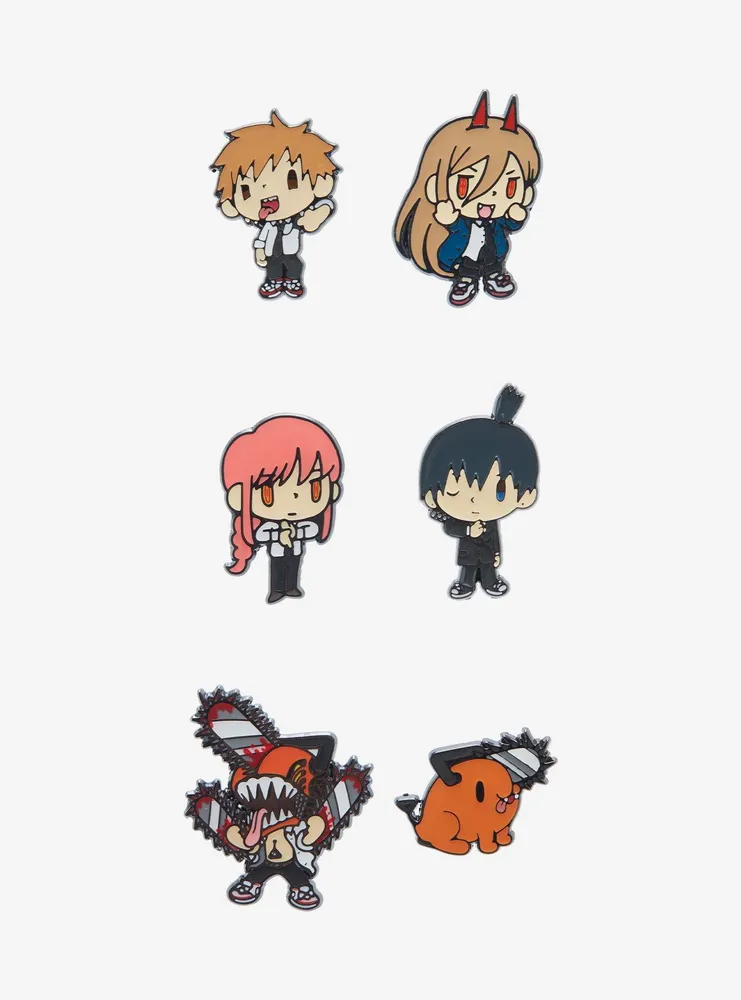 Boxlunch Chainsaw Man Chibi Characters Blind Box Enamel Pin | Hamilton ...