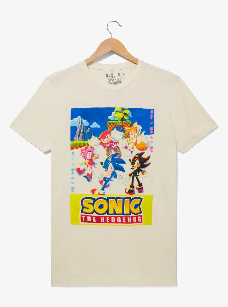 Sonic the Hedgehog Group Portrait T-Shirt - BoxLunch Exclusive at ...