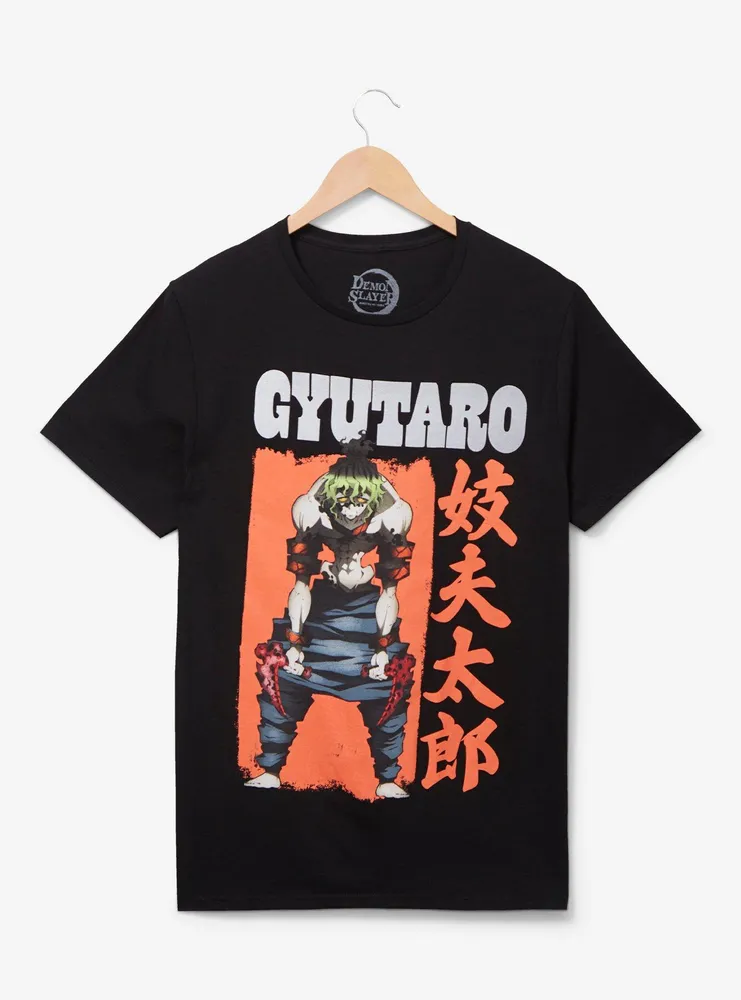 Boxlunch Demon Slayer: Kimetsu no Yaiba Gyutaro Portrait T-Shirt ...