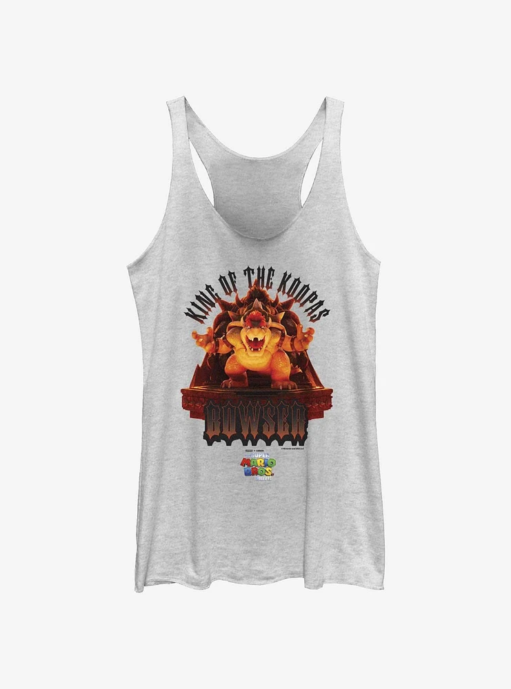 Hot Topic The Super Mario Bros. Movie King Bowser Statue Girls Tank ...
