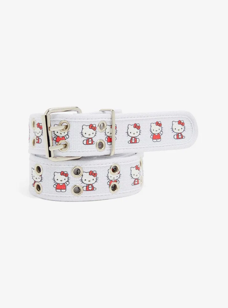 Hot Topic Hello Kitty Two Row Grommet Belt Hamilton Place