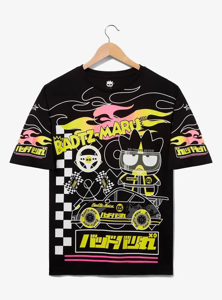 Boxlunch Sanrio Badtz-Maru Racecar T-Shirt - BoxLunch Exclusive ...