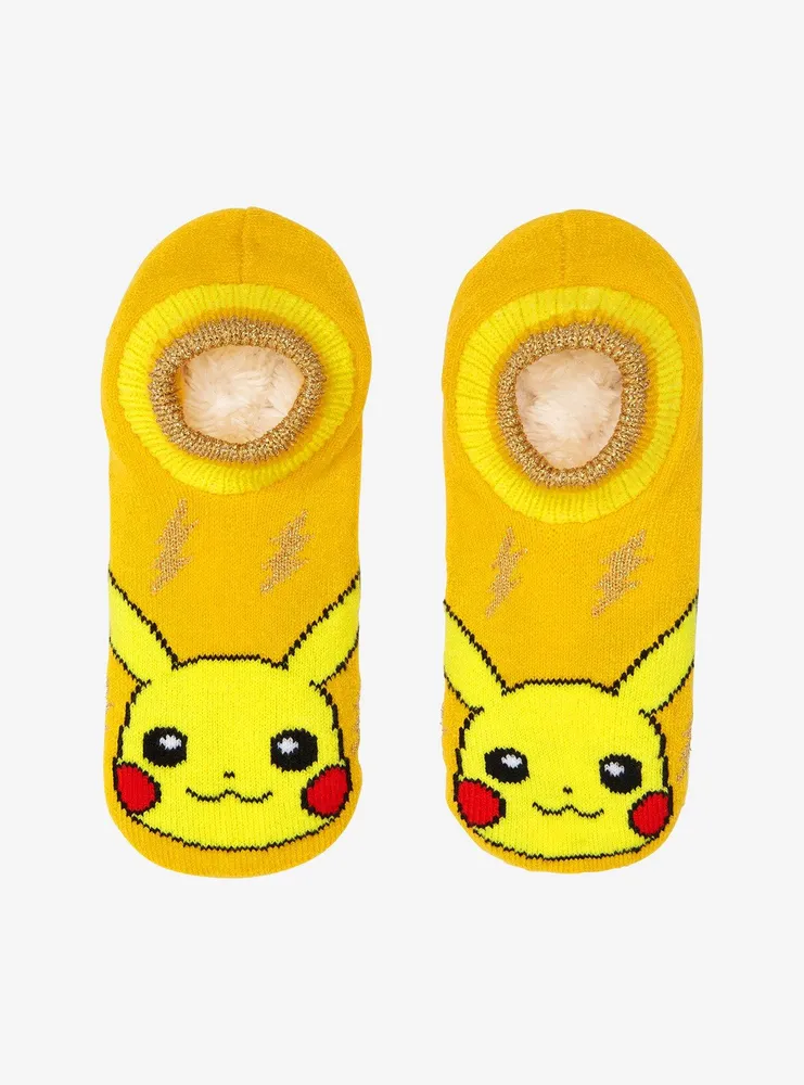 Boxlunch Pokémon Pikachu Slipper Socks - BoxLunch Exclusive | Mall of ...