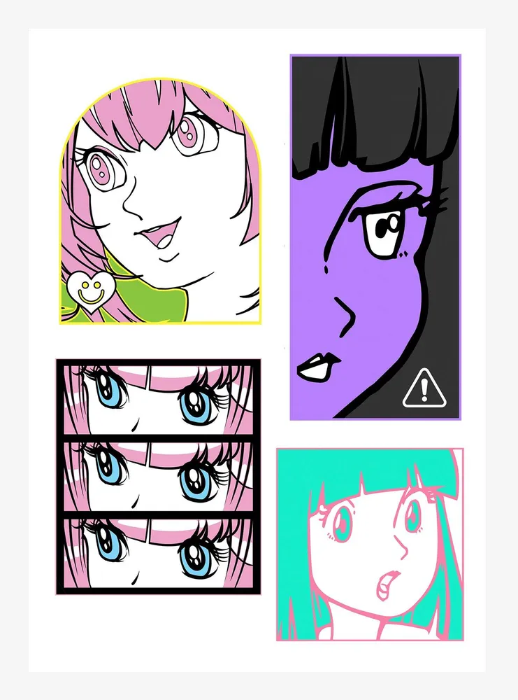 Boxlunch Anime Style Expressions Kiss-Cut Sticker Sheet | Mall of America®