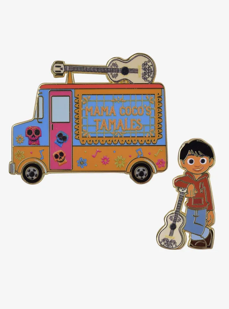 Boxlunch Our Universe Disney Pixar Coco Food Truck & Miguel Enamel Pin ...