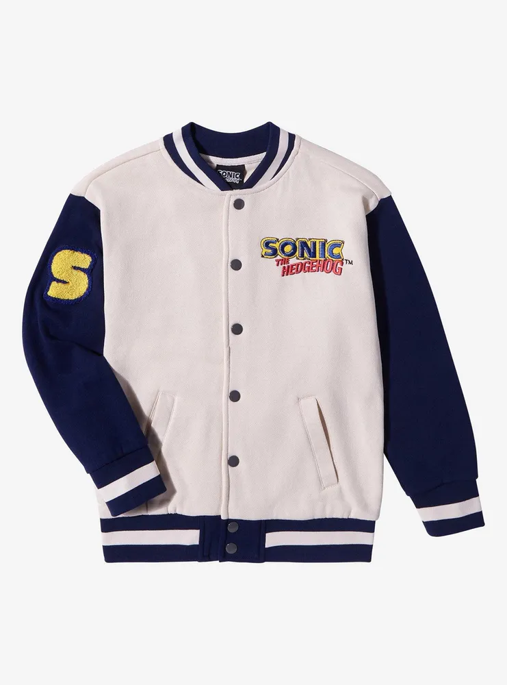 Boxlunch Sonic the Hedgehog Team Youth Varsity Jacket - BoxLunch ...