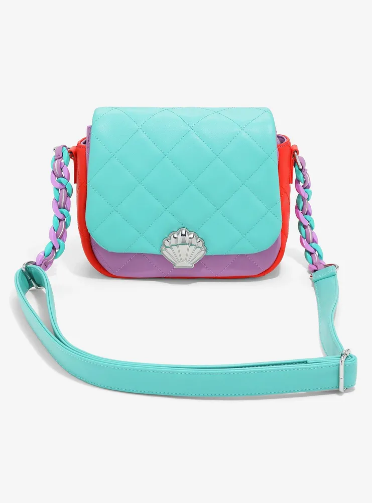 Boxlunch Loungefly Disney The Little Mermaid Ariel Color Block Handbag ...