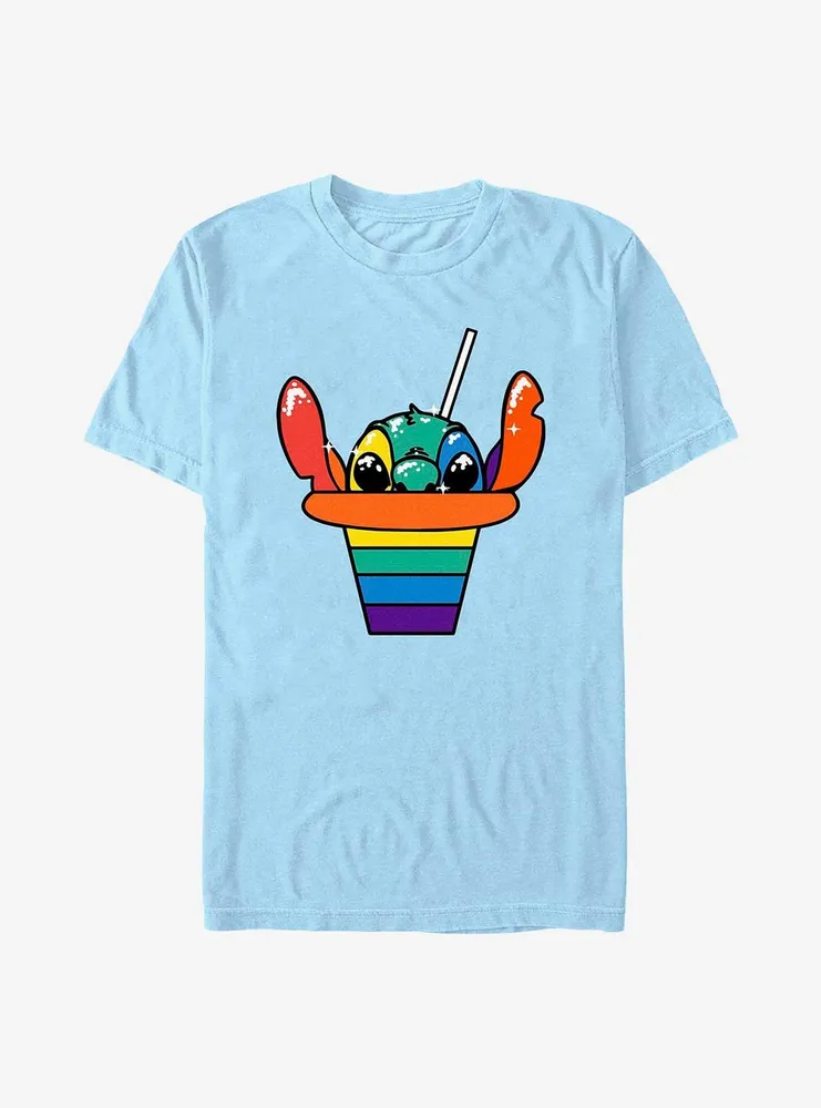 Lilo & Stitch Disney Lilo & Stitch Rainbow Shaved Ice T-Shirt | Mall of ...