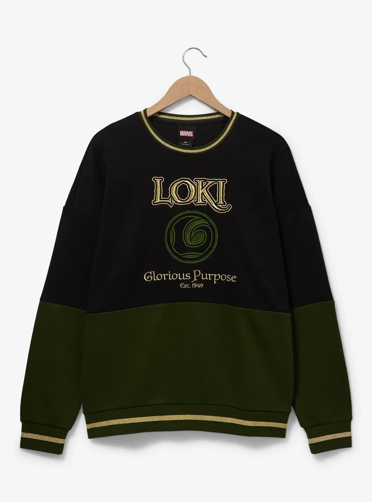 Loki Marvel Loki Panel Crewneck - BoxLunch Exclusive | Mall of America®