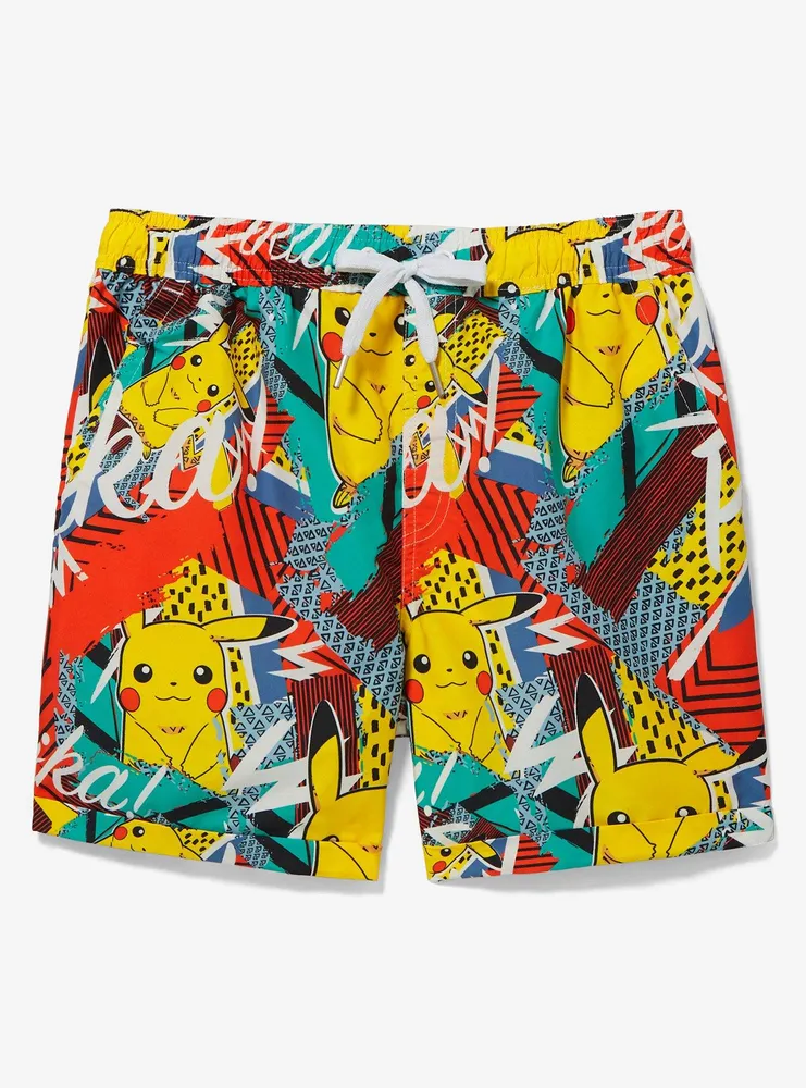 Boxlunch OppoSuits Pokémon Pikachu Patterned Allover Print Shorts ...