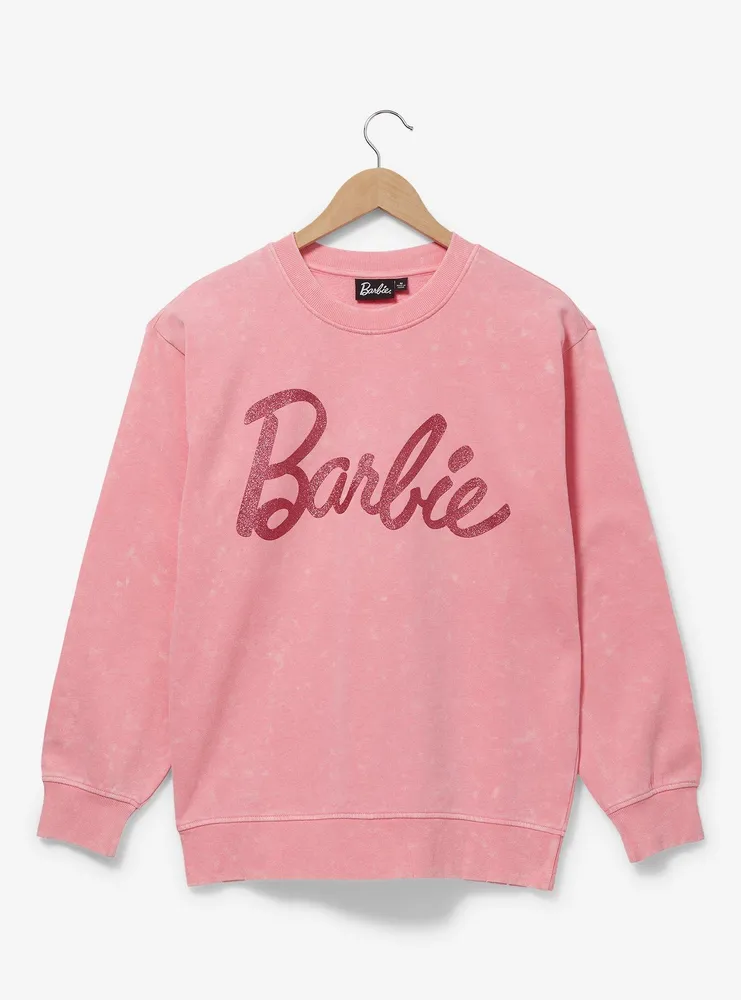 Boxlunch Barbie Logo Women's Crewneck - BoxLunch Exclusive | Mall of ...