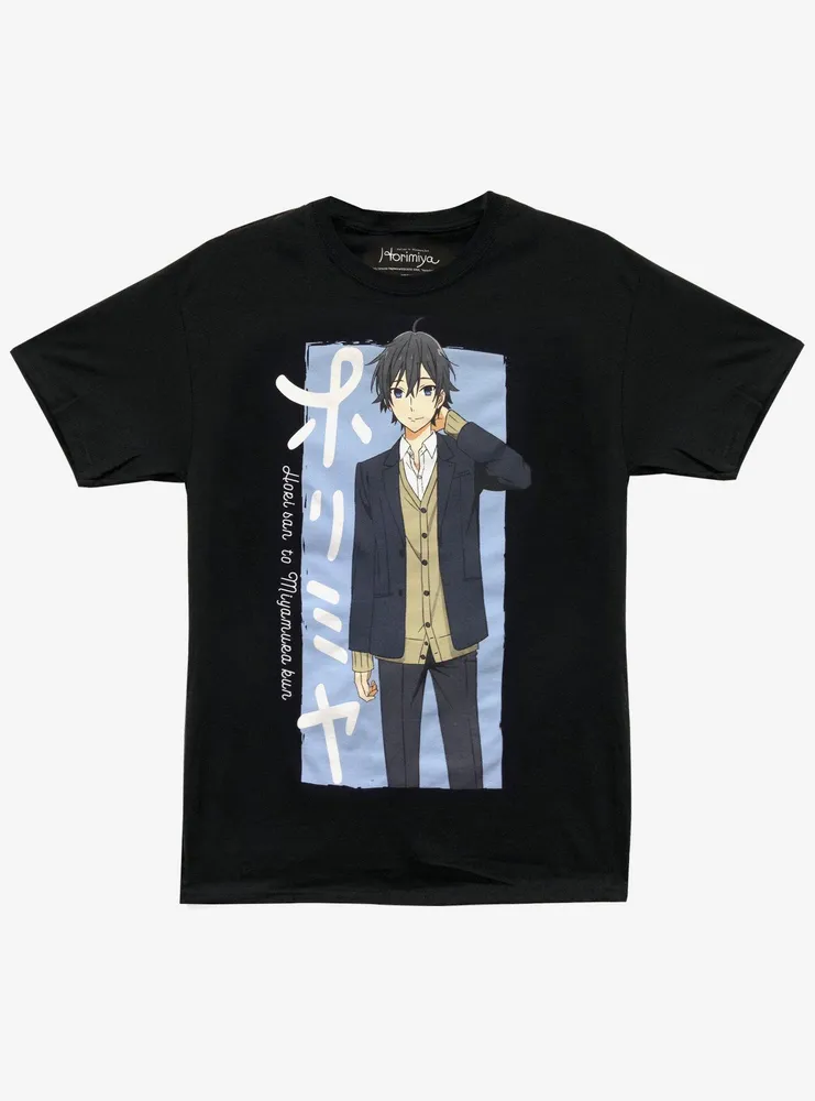 Hot Topic Horimiya Miyamura Panel Boyfriend Fit Girls T-Shirt | Mall of ...