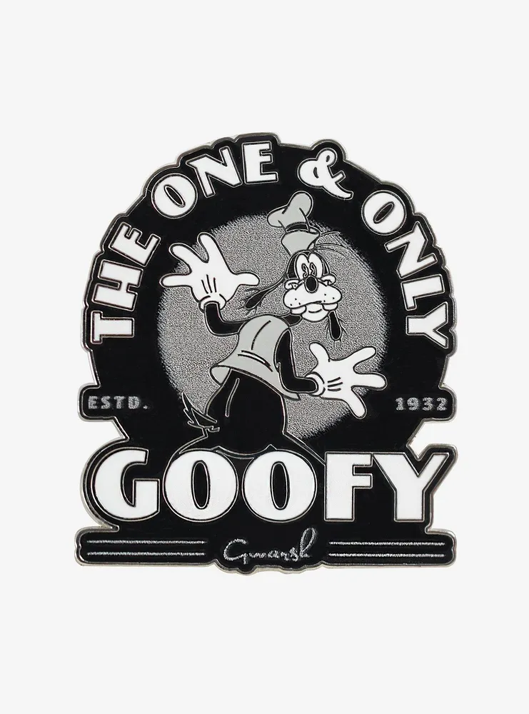 Goofy Disney 100 Goofy Tonal Portrait Enamel Pin - BoxLunch Exclusive ...