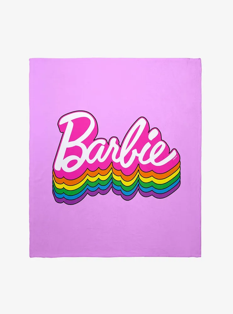 Barbie Rainbow Pride Logo Throw Blanket at Mall of America® in ...