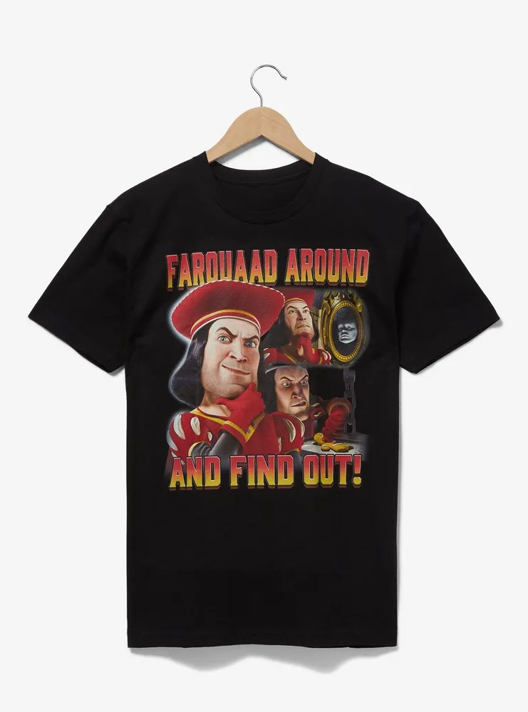 Boxlunch Shrek Lord Farquaad Retro Multi Portrait T-Shirt - BoxLunch ...