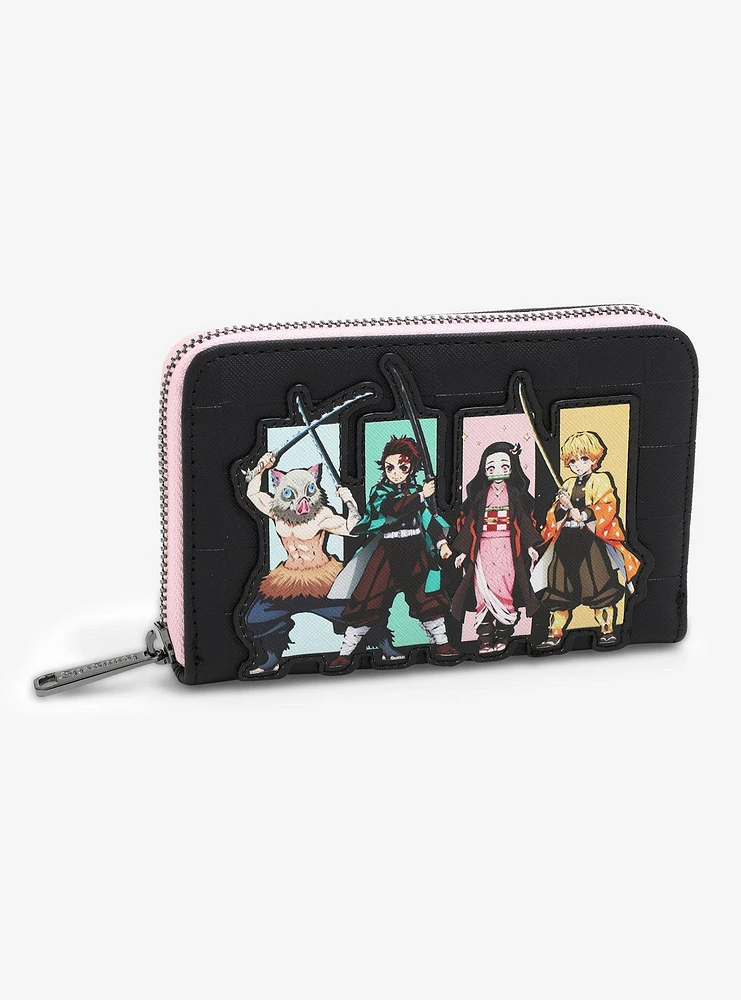 Demon Slayer Loungefly Demon Slayer: Kimetsu no Yaiba Character Zip ...