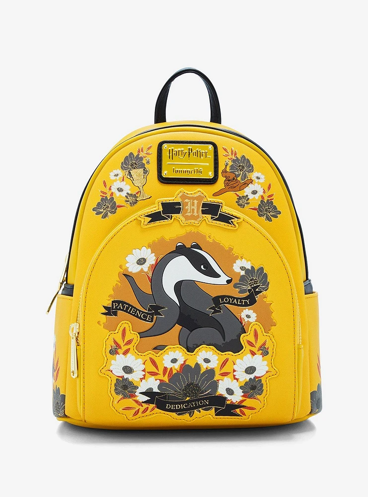 Boxlunch Loungefly Harry Potter Hufflepuff House Mini Backpack ...