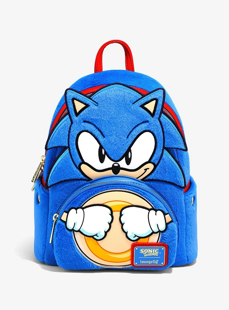 Sonic The Hedgehog Loungefly Sonic the Hedgehog Figural Blue Backpack ...