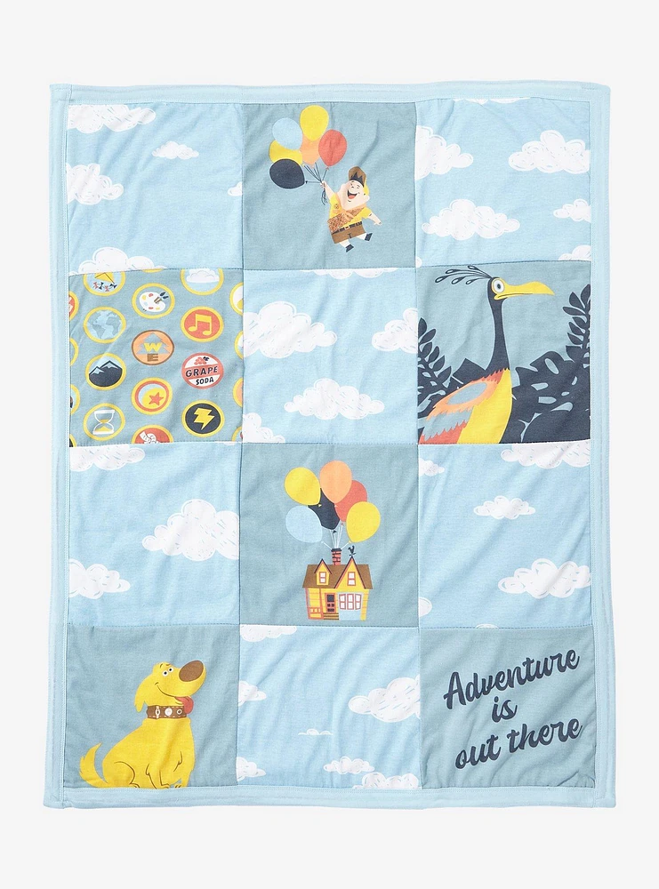 Boxlunch Disney Pixar Up Characters Quilt Baby Blanket - BoxLunch ...