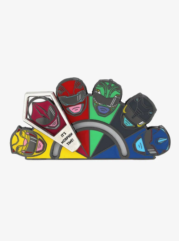 Hot Topic Mighty Morphin' Power Rangers Sliding Enamel Pin | Hamilton Place