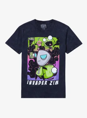 Hot Topic Invader Zim GIR Front & Back Boyfriend Fit T-Shirt | Hamilton ...