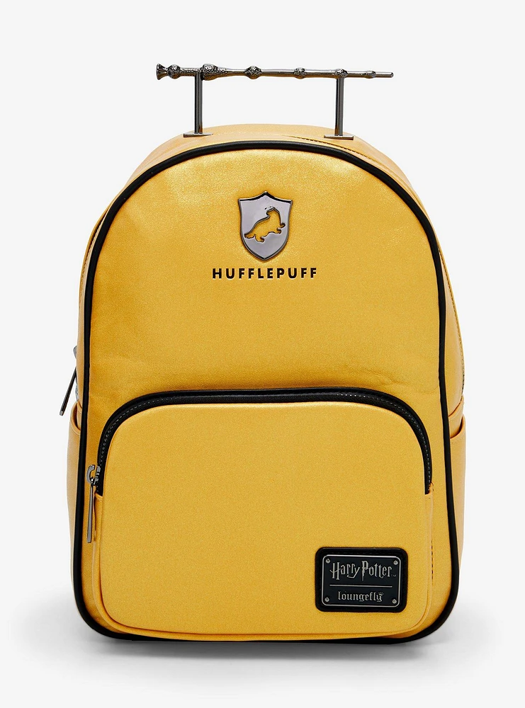 Boxlunch Loungefly Harry Potter Hufflepuff Elder Wand Mini Backpack ...