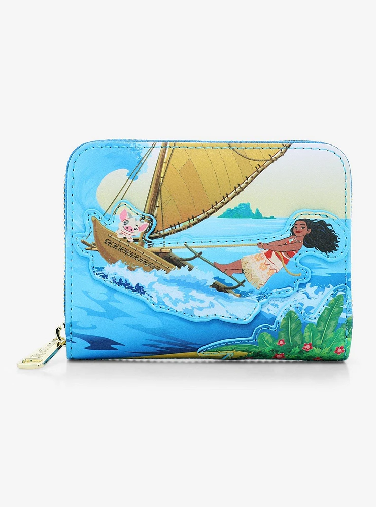 Moana Loungefly Disney Moana Pua Canoe Wallet | Hamilton Place