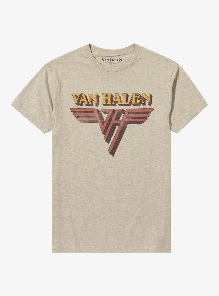 Hot Topic Van Halen Logo Heather Oatmeal T-Shirt | Mall of America®