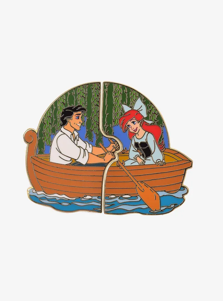Boxlunch Disney The Little Mermaid Ariel & Eric Boat Scene Enamel Pin ...