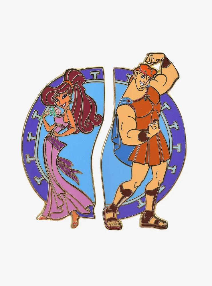 Boxlunch Disney Hercules Meg & Hercules Enamel Pin Set - BoxLunch ...