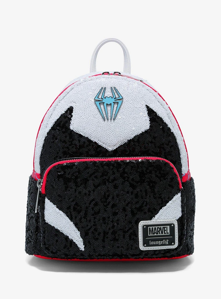 Spider-Man Loungefly Marvel Spider-Man Spider-Gwen Sequin Mini Backpack ...