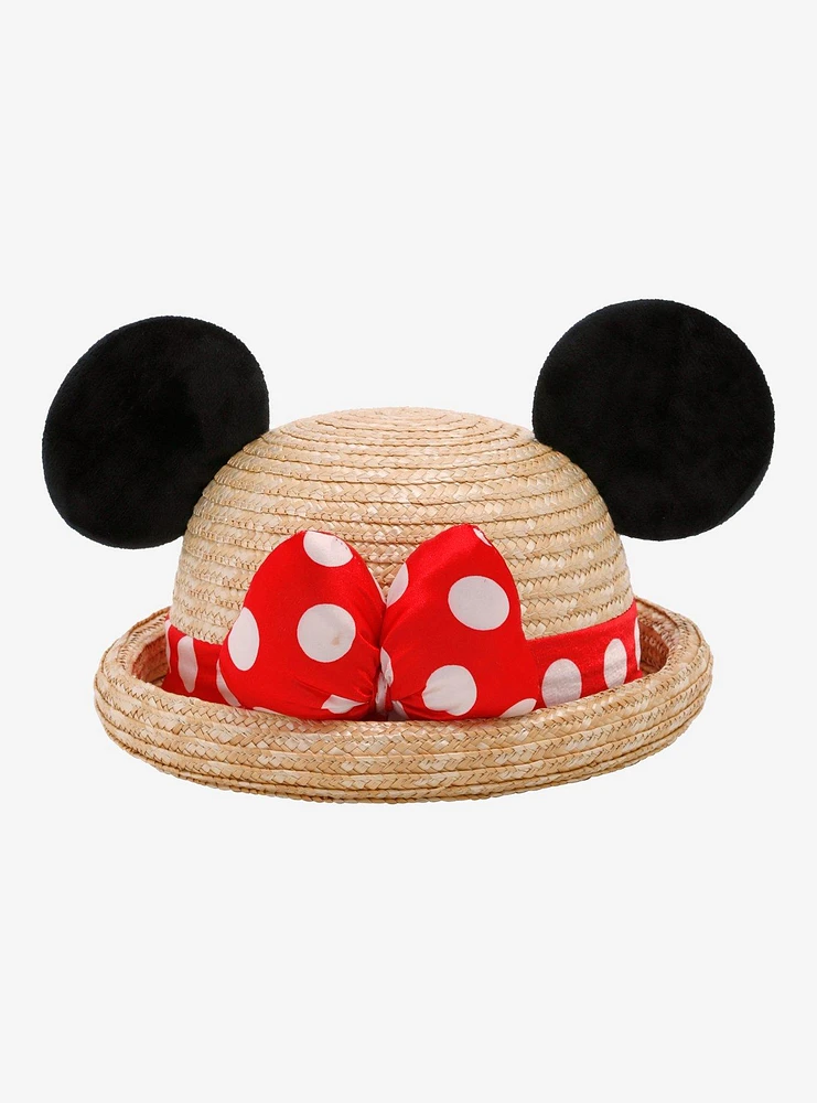 Hot Topic Disney Minnie Mouse 3D Ear Straw Hat | Hamilton Place
