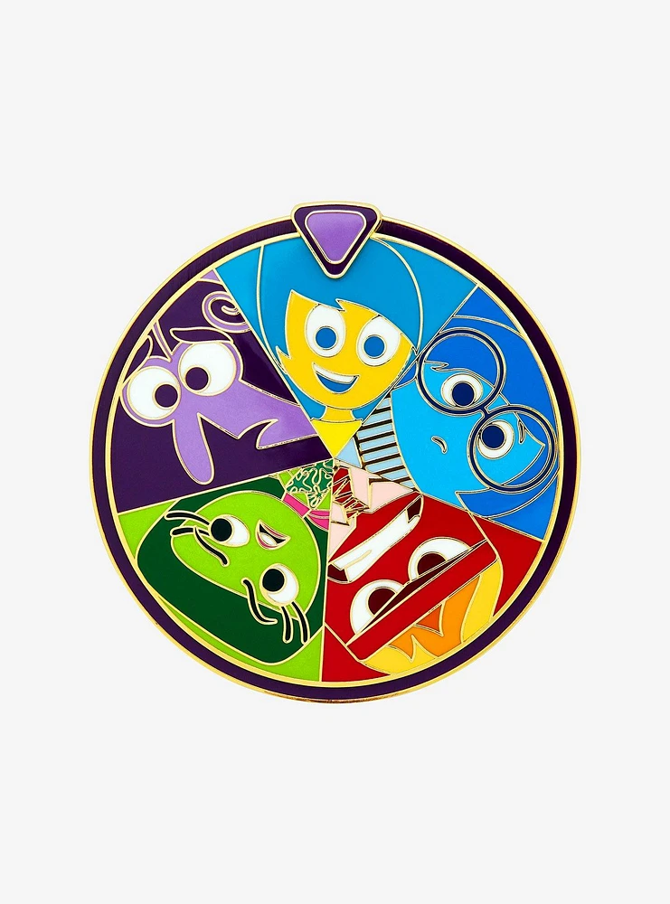 Hot Topic Loungefly Disney Pixar Inside Out Spinning Enamel Pin ...