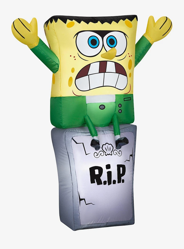 Hot Topic SpongeBob SquarePants Monster on Tombstone Airblown ...