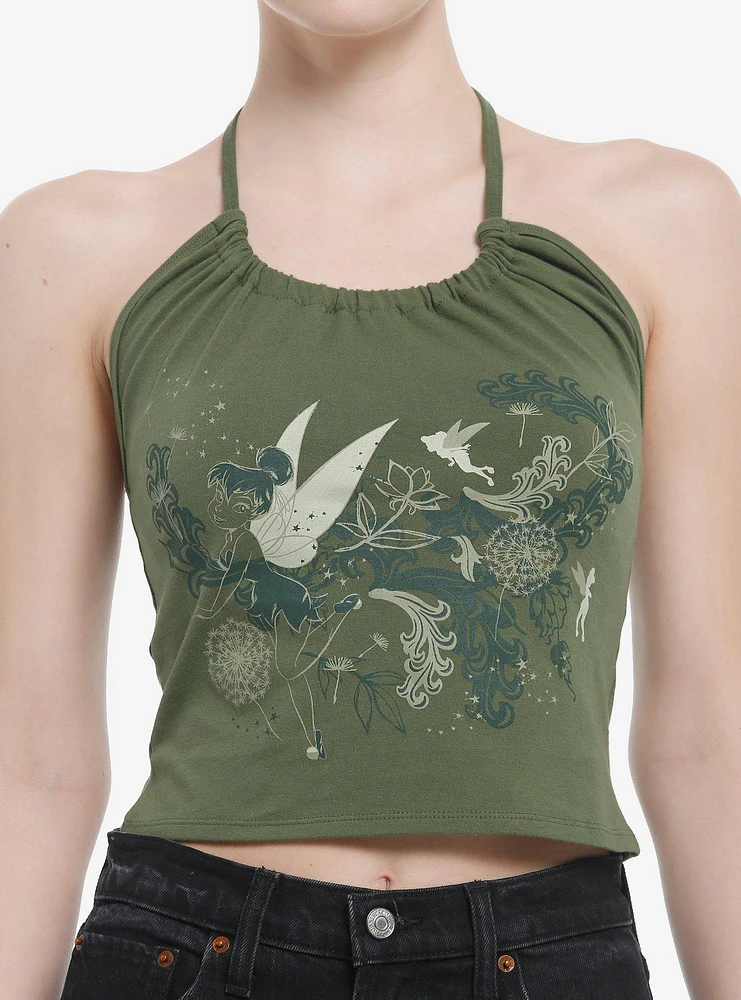Hot Topic Disney Peter Pan Tinker Bell Girls Halter Top | Hamilton Place