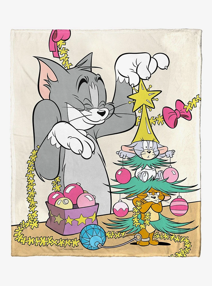 Hot Topic Tom And Jerry Mouse Tree Silk Touch Throw | Hamilton Place