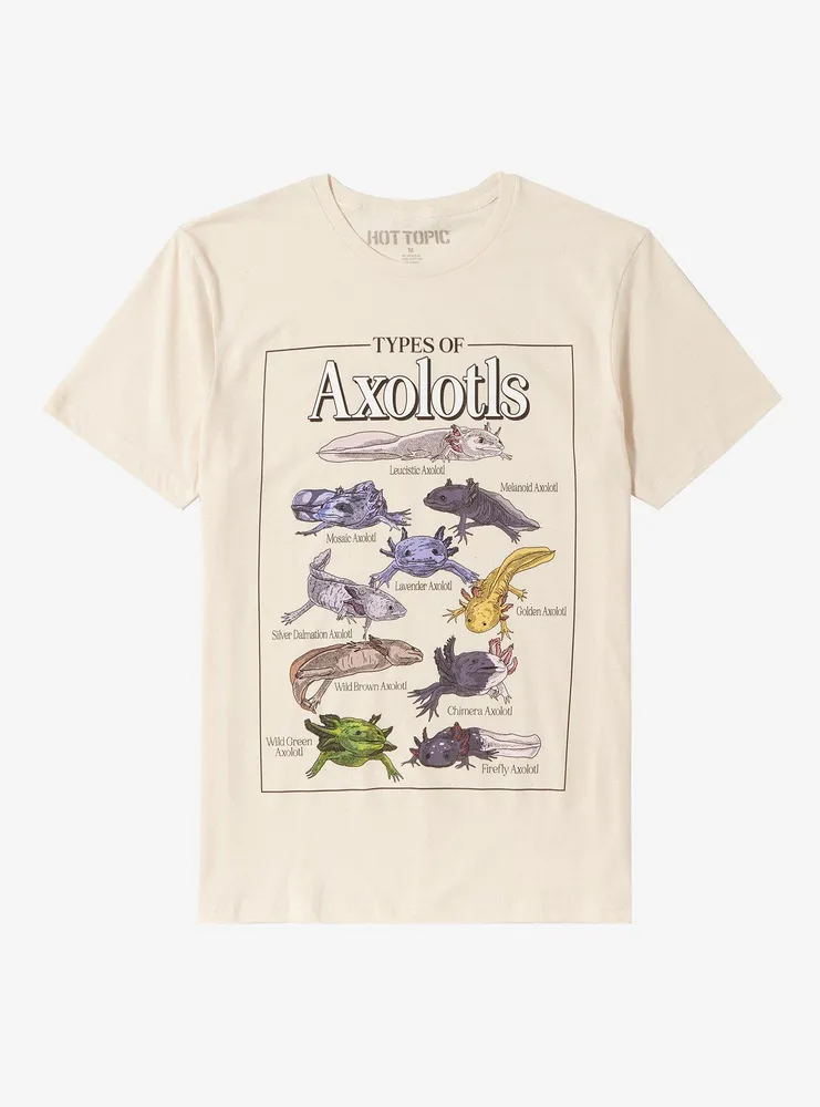 Hot Topic Types Of Axolotls T-Shirt | Dulles Town Center