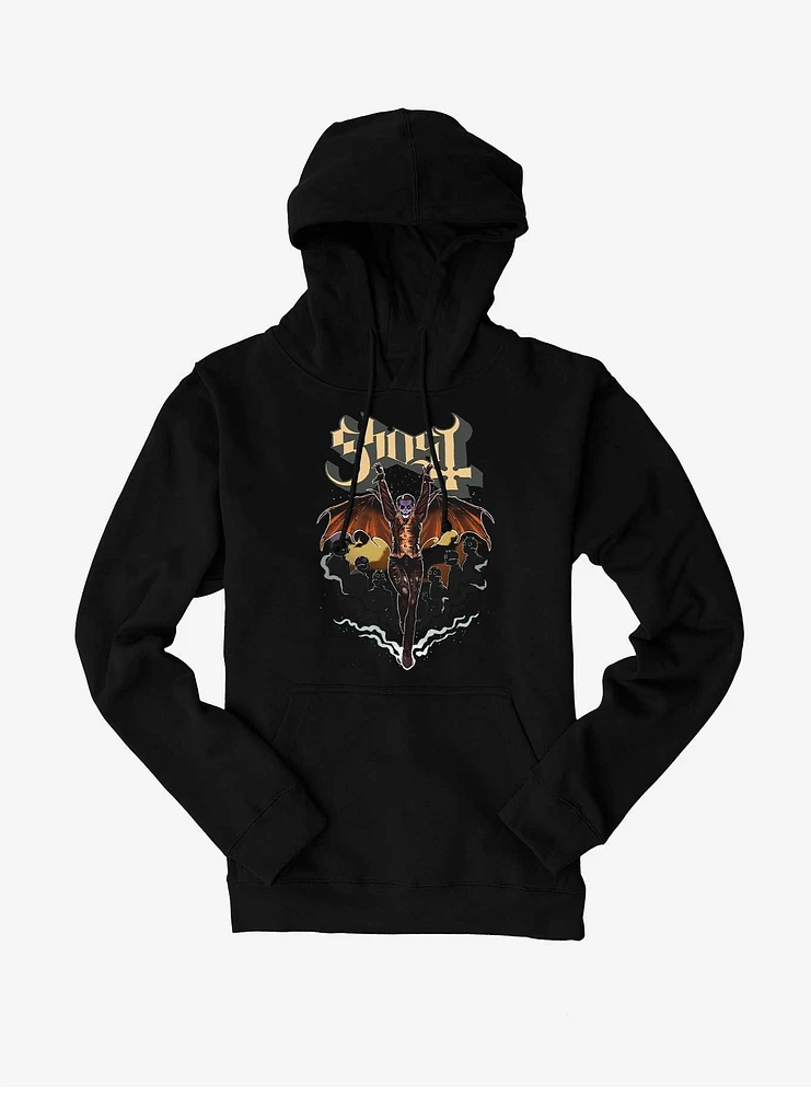 Hot Topic Ghost Winged Papa Emeritus Hoodie | Hamilton Place