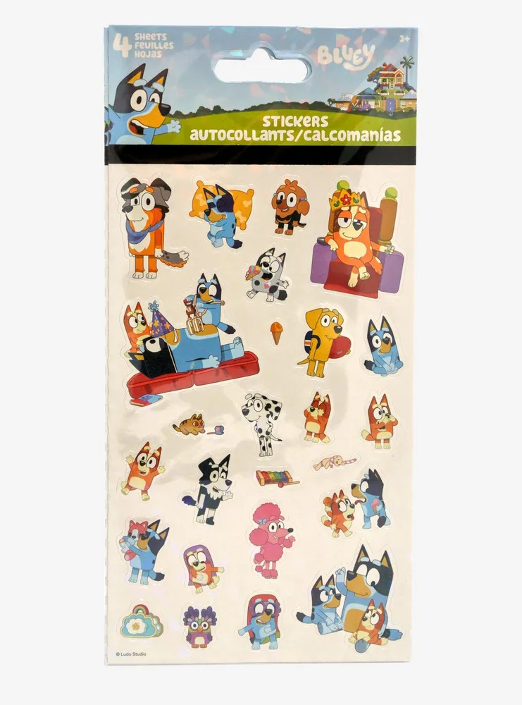 Hot Topic Bluey Sticker Set | Hamilton Place