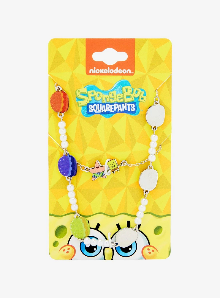 TV SpongeBob SquarePants Patrick and SpongeBob Krabby Patty Necklace ...