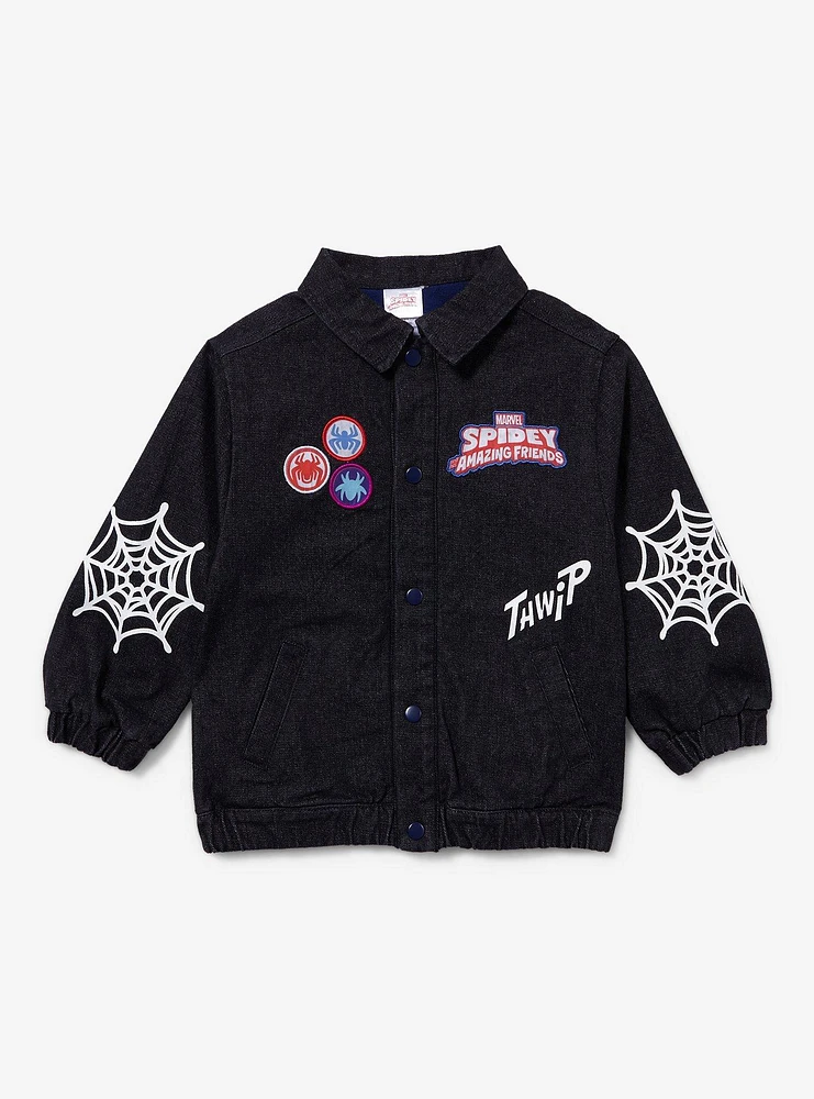 Marvel Spidey and His Amazing Friends Toddler Denim Jacket - BoxLunch ...