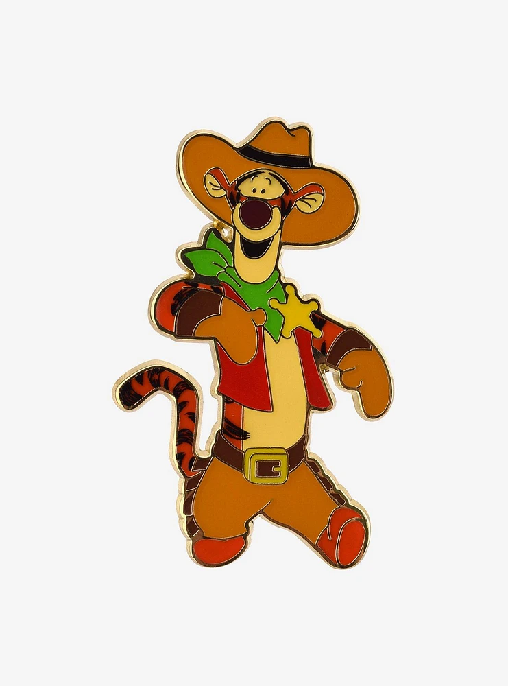Disney Our Universe Disney Winnie the Pooh Tigger Western Enamel Pin ...